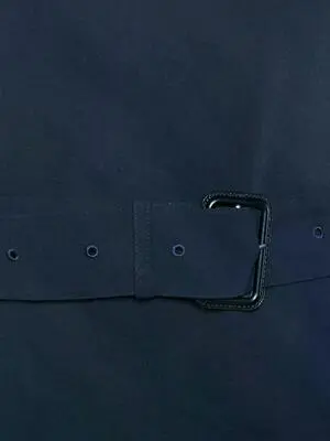 Burberry Belted Crepe Mini Dress