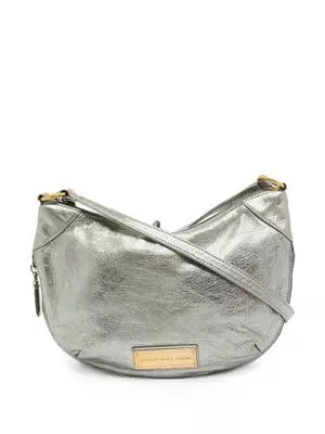 Marc Jacobs Washed Up Leather Crossbody Bag - Silver