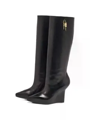 Givenchy Shark Lock Wedge Boots