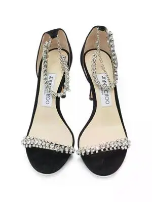 JIMMY CHOO Shiloh Crystal-embellished Sandals