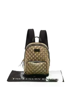 Gucci Gg Supreme Bees Backpack