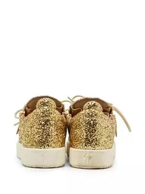 GIUSEPPE ZANOTTI Glitter Side-zip Sneakers