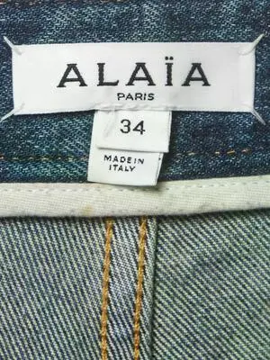Alaïa Zip-up Wide-leg Jeans