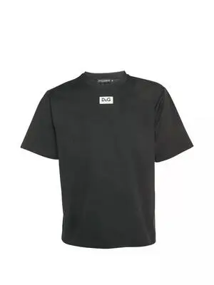 Dolce & Gabbana Crew-neck Logo-patch T-shirt