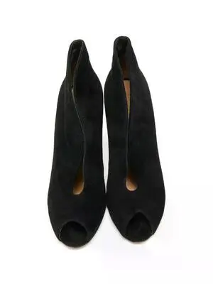 GIANVITO ROSSI Vamp Peep-toe Ankle Boots