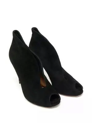 GIANVITO ROSSI Vamp Peep-toe Ankle Boots