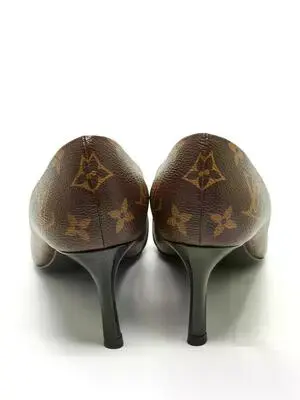 LOUIS VUITTON Monogram Canvas Fetish Pumps