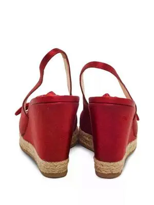Prada Rose Slingback Espadrilles