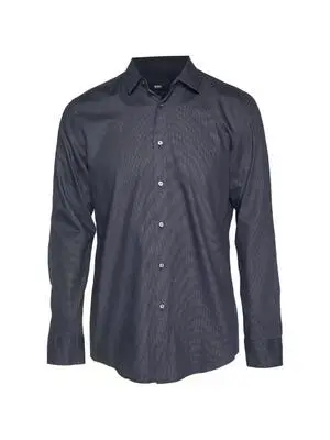 BOSS Patterned Shirt - Black