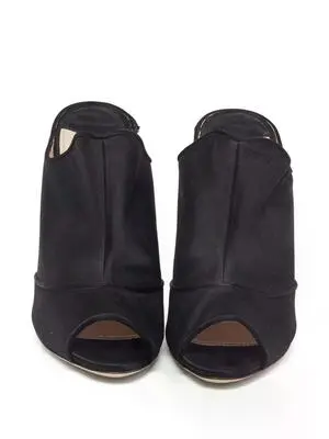Miu Miu Open-toe Satin Mules
