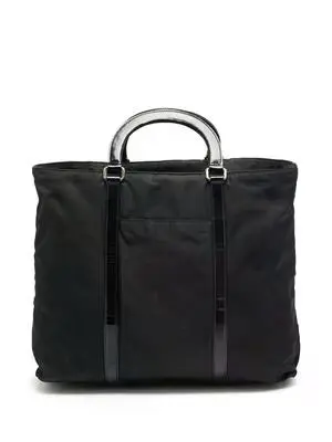 Prada Top-handles Logo-detail Tote Bag
