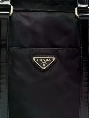 Prada Top-handles Logo-detail Tote Bag