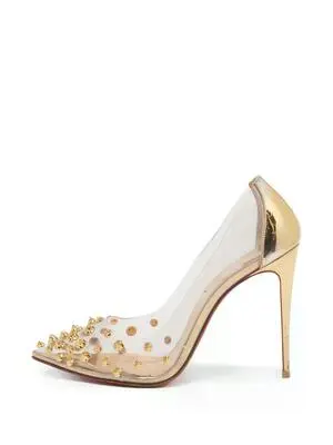CHRISTIAN LOUBOUTIN Colclou Spiked Pumps - White