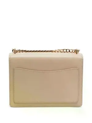 Dolce & Gabbana Beige Leather 3.5 Logo Shoulder Bag - Neutrals