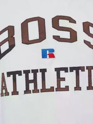 BOSS Logo-embroidered Jersey T-shirt