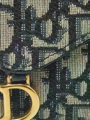 Dior Saddle Oblique Canvas Wallet