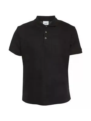 Burberry Cotton Polo Shirt - Black