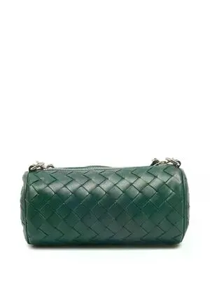 Bottega Veneta Mini Barrel Intrecciato Crossbody Bag