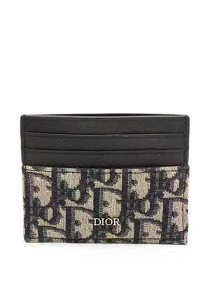 Dior Oblique Card Holder - Black