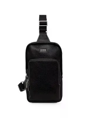 Guess Boston Pebbled Contrast-stitch Backpack