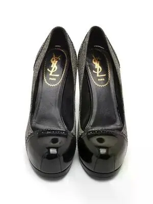 Saint Laurent Tribtoo Platform Pumps - Grey
