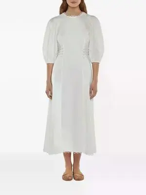 Zimmermann Rosa Zip-up Midi Dress
