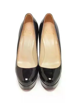 CHRISTIAN LOUBOUTIN Bianca Leather Heeled Pumps - Black