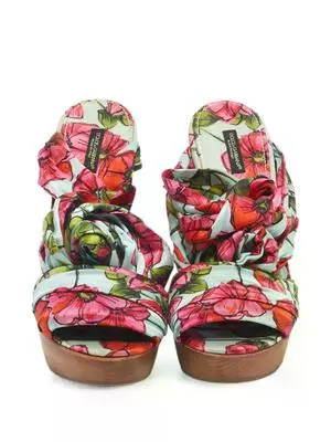 Dolce & Gabbana Floral-print Sandals