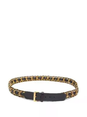 Chloé Chain-link Buckle Belt - Black