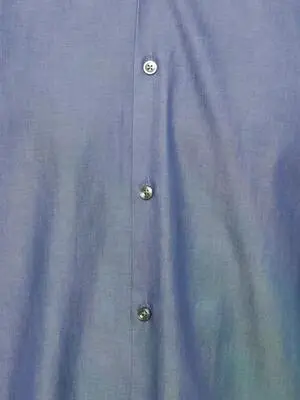 BOSS Long-sleeved Cotton Shirt - Blue