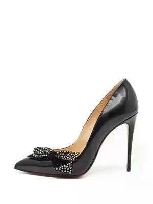 CHRISTIAN LOUBOUTIN Madame Menule Bow Pumps