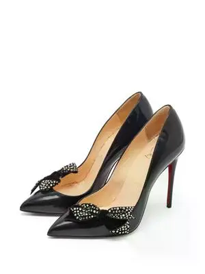 CHRISTIAN LOUBOUTIN Madame Menule Bow Pumps