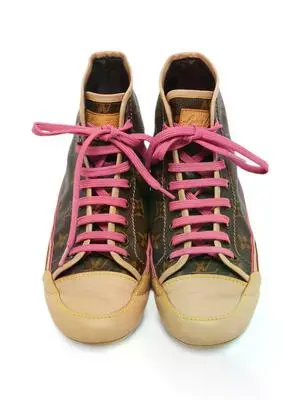 LOUIS VUITTON Match Up Monogram-canvas Sneakers