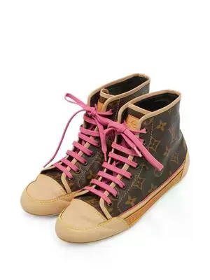 LOUIS VUITTON Match Up Monogram-canvas Sneakers