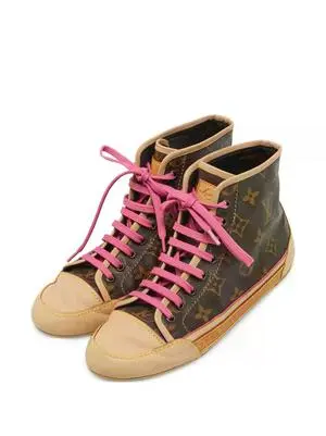 LOUIS VUITTON Monogram Canvas High-top Sneakers