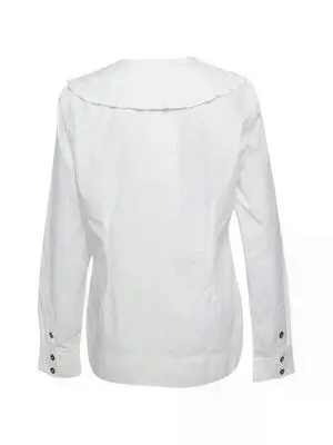 GANNI Ruffled Collar Shirt