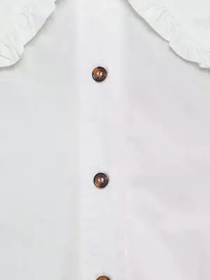 GANNI Ruffled Collar Shirt