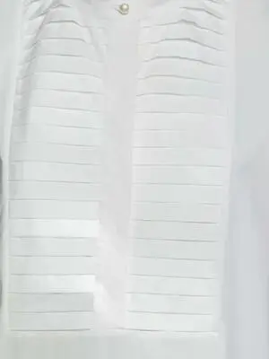 Carolina Herrera Pleated Blouse - White