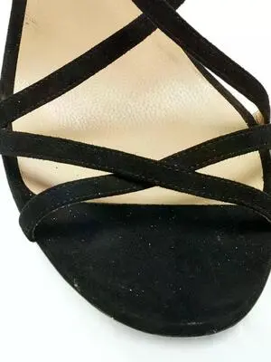 JIMMY CHOO Belissa Feather-trim Sandals