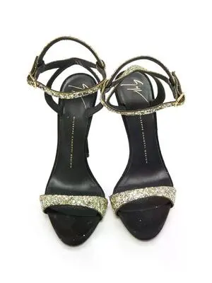 GIUSEPPE ZANOTTI Glitter Ankle-strap Sandals