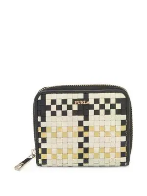Furla Woven Zip-around Wallet