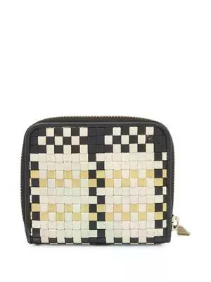 Furla Woven Zip-around Wallet