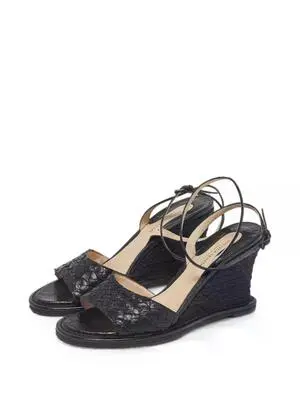 Bottega Veneta Intrecciato Wedge Sandals