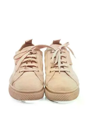GIANVITO ROSSI Lace-up Fastening Suede Sneakers