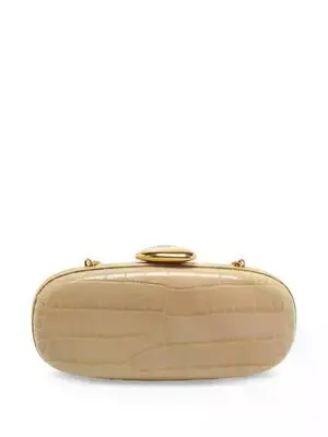 Michael Kors Tina Croc-embossed Clutch Bag