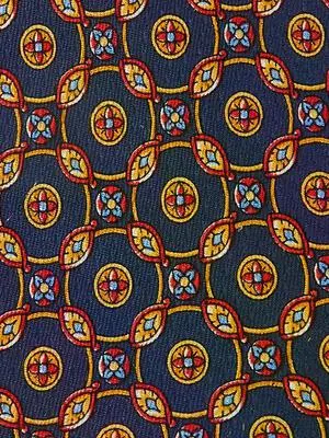 S.t. Dupont Printed Silk Tie