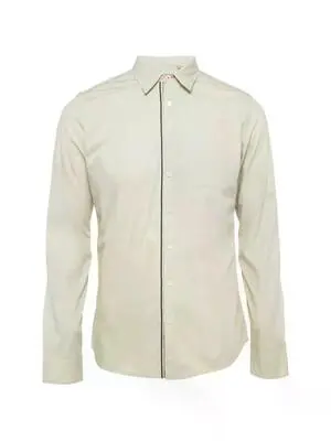 Burberry Piped-trim Chest-pocket Shirt