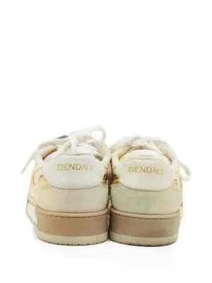 Fendi X Versace Fendace Low-top Sneakers - Neutrals