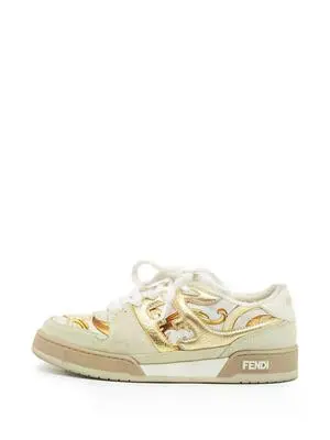 Fendi X Versace Fendace Low-top Sneakers - Neutrals