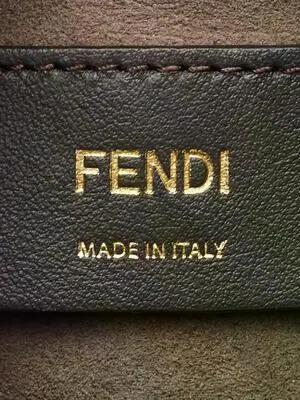 Fendi 2022 Mini Mon Tresor Drawstring-fastening Bucket Bag